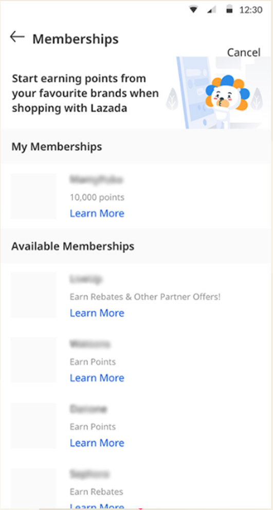 Dimana saya bisa menemukan informasi keanggotaan? | Lazada