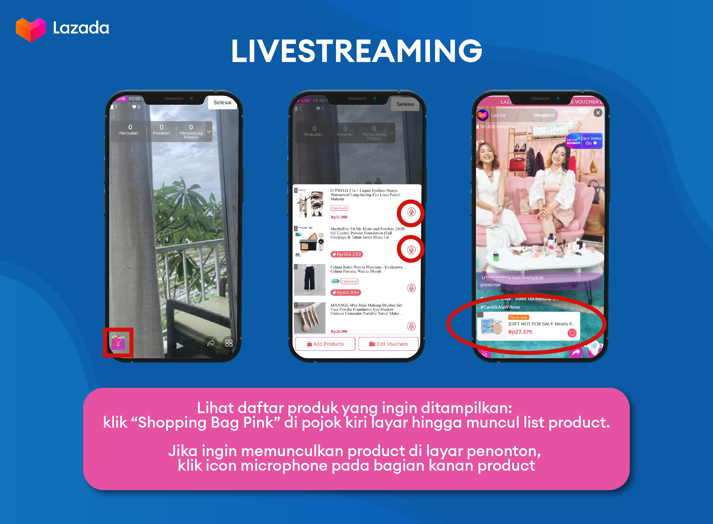 Gunakan Lazlive Untuk Mulai Menarik Pelanggan! [Livestream] | Lazada ...